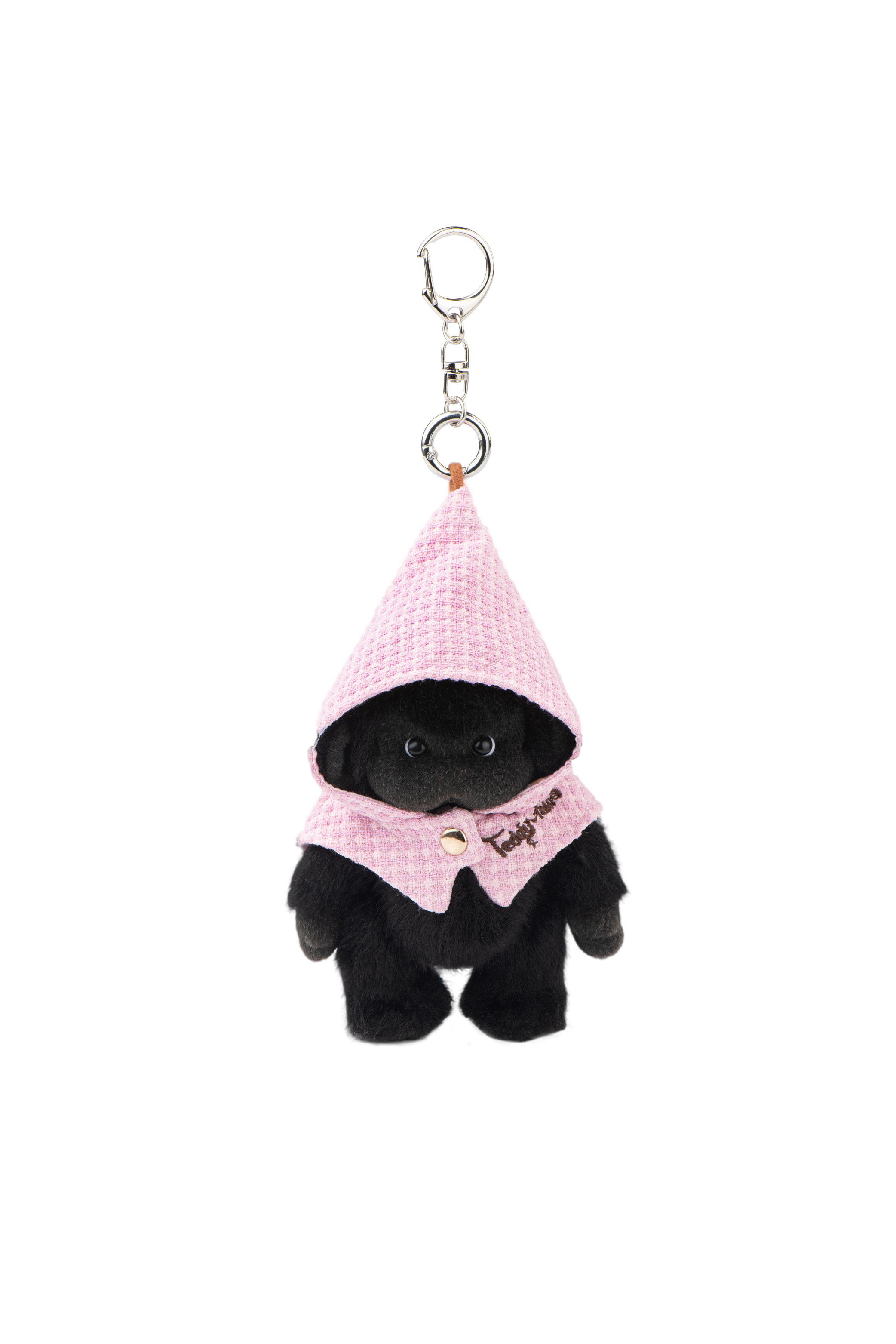 Lina Monkey in Black Face with Pink Cloak(12cm) – TeddyTales